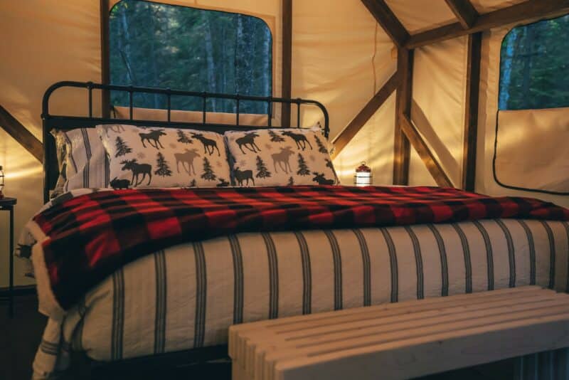 Kung tält - 2 Person Glamping Tent at North Shore Camping Co