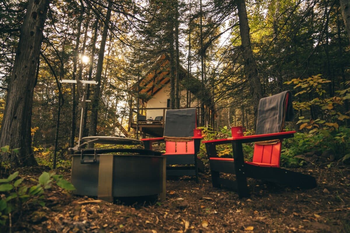 Kung tält - 2 Person Glamping Tent at North Shore Camping Co